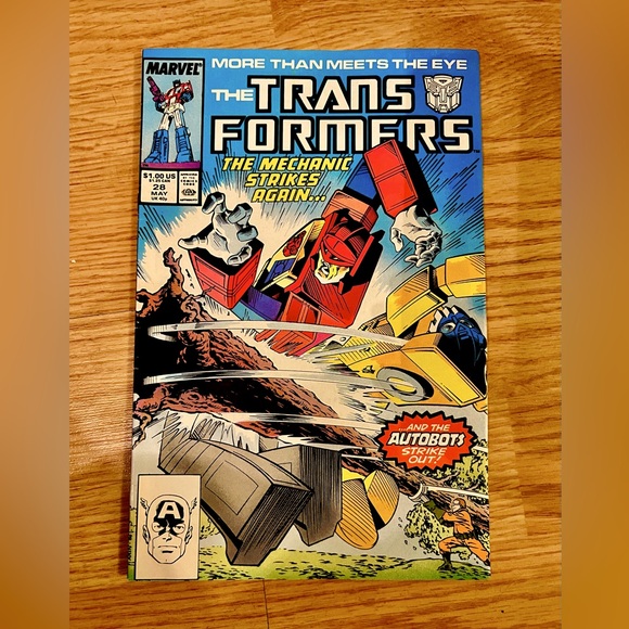 Marvel | Other | The Transformers 28 Marvel Comics May 987 The Mechanic ...